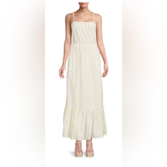 Joie | Dresses | Nwt Joie Elissabet Metallic Striped Maxi Dress Sz ...